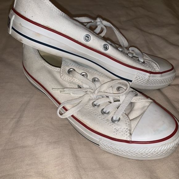 Converse | Shoes | Low Top White Converse | Poshmark